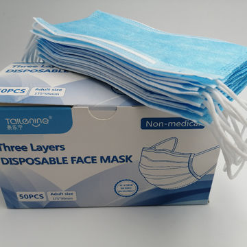 ChinaProtective dust mask 3 ply face mask with low price on Global Sources