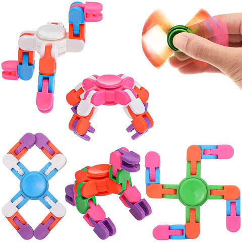 China Fidget Spinner Chain Flip Splicing Fidget Toys Hand Spiral ...