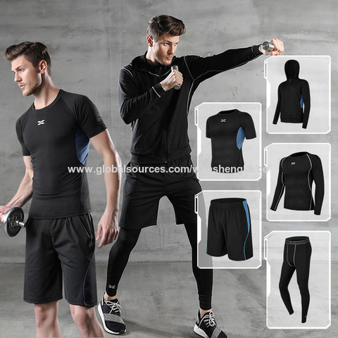 China Men's tracksuits, exercise sets, men's gym workout sports set on ...