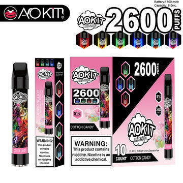 China Original Manufacturer Aokit Lux 2600 Disposable Electronic ...