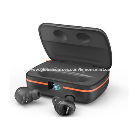 China Wireless earphone Solar charging Waterproof TWS earbuds with case ...