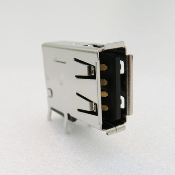 Taiwan USB 2.0 TYPE A, R/A , UPRIGHT , THRU-HOLE , REVERSE TYPE , BLACK ...