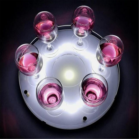 China LED illuminated tray illuminated bar bar KTV wine tray ...