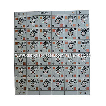 China MCPCB for LED 2.0W 1.6mm double sided 1oz OSP finished shenzhen ...