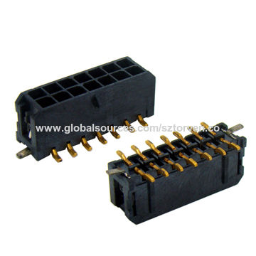 China Power Connectors 4 to 24-pin SMD Type with 3.0mm Pitch, 5A AC/DC ...