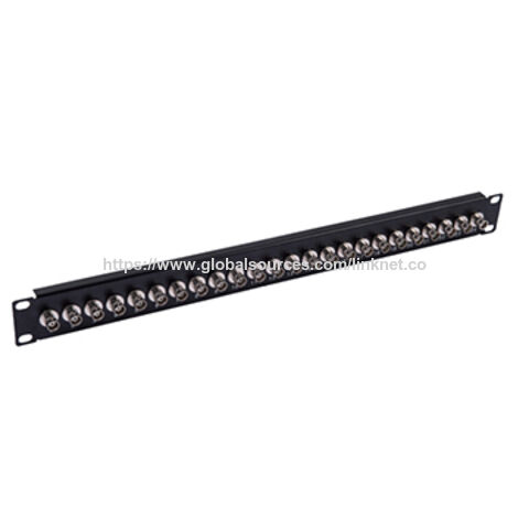 BNC patch panel for coaxial cable with 25 ports keystones | Global Sources