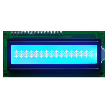 China 16 Characters x 1 Lines LCD Module, STN (Blue), White Backlight ...