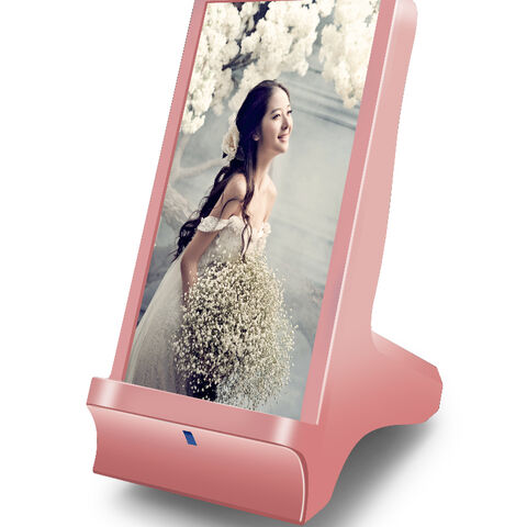 China 2019 fast wireless charger power bank with photo frame wireless ...