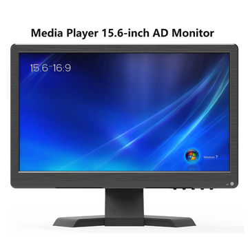 China15.6 Inch IPS LCD Video Ad Monitors Advertising Displays ...