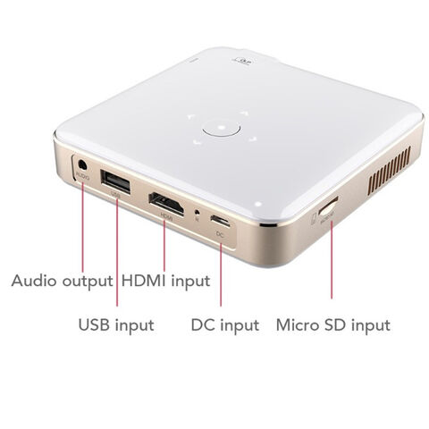 China Wireless DLP LED mini projector Portable 1080p Home theater ...