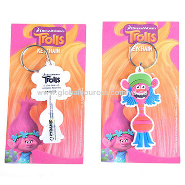 Hong Kong SAR Wholesale soft PVC keychain charm custom kids' cartoon ...