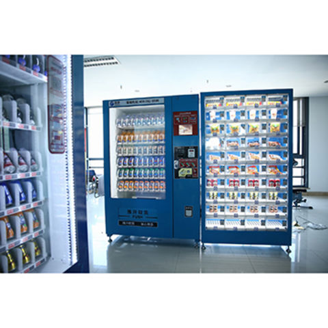 China Automatic vending machine with two cabinet and 8inch LED on ...