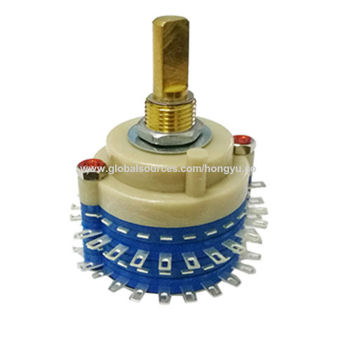 China 38mm/ 2 Sections/ 2 Pole 24 Position / Digital Precision Rotary ...