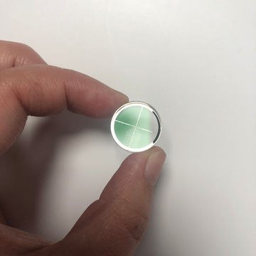 China Customized Optical Glass Reticle glass plate for riflescope ...