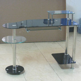 Glass Computer Desk manufacturers, China Glass Computer Desk suppliers ...