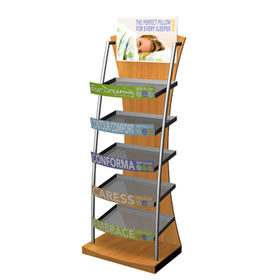 Metal and MDF pillow display rack | Global Sources
