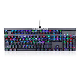 Mechanical Keyboard Side Carving RGB Motospeed CK103,Blue Switch USB ...
