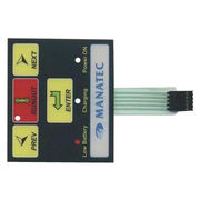 LED light PCB membrane keyboard switch with metal domes and connectors ...