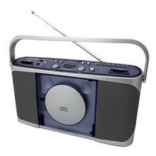 Vertical Portable Stereo Radio CD Player LCD Display AM FM Analogue ...