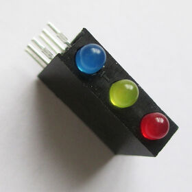 3mm Round Green LED Diode Lamp Dip Indicator LED in a Plastic Holder ...