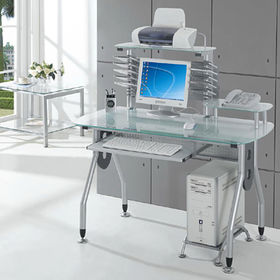 Glass Computer Desk manufacturers, China Glass Computer Desk suppliers ...