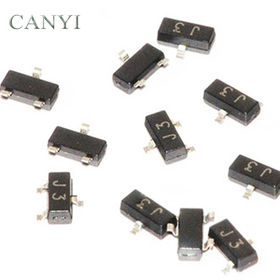 S9018 J8 power transistor SOT-23 1 reel RF NPN 15V 50mA 1.1GHz 400mW Plastic-Encapsulate ...