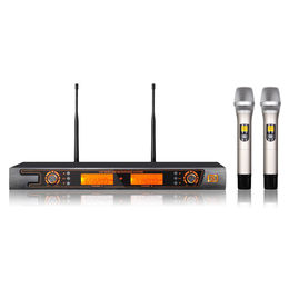 UHF dual channel wireless microphone,, UHF Dual channel wireless ...