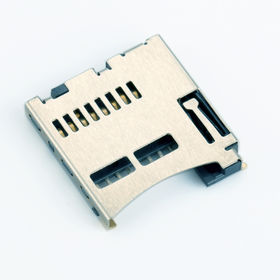 T FLASH Card Connector 9PIN SIMPLE SWITCH H=1.5mm, T-Flash Card ...