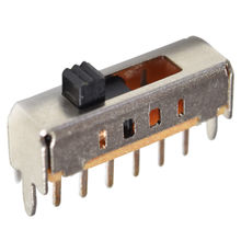 Slide Switch with Silver-plated Copper Terminal and Steel Frame, Slide ...