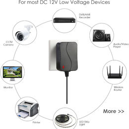 AC100-240V to DC 12V 2A Power Supply Adapter for CCTV Security ...