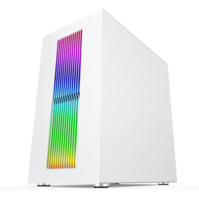 SAMA New M3 MATX/ITX gaming computer case pc cabinet with cool Rainbow ...