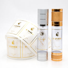 Cosmetic labels waterproof Sticker Roll custom Adhesive packaging Label ...