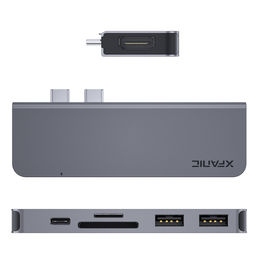 XFANIC Mulitifunction USB C Docking Station with Speaker for Laptop ...