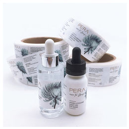 Cosmetic labels waterproof Sticker Roll custom Adhesive packaging Label ...