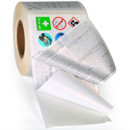 Cosmetic labels waterproof Sticker Roll custom Adhesive packaging Label ...