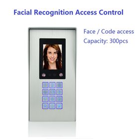 Waterproof metal face recognition door lock identity smart door access ...