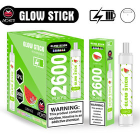 High Quality Factory Rechargeable Vape Glow Stick 2600puffs Disposable ...