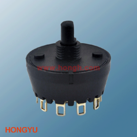 Wholesale 18mm changeover angle: 30° electrical rotary switch, rotary ...