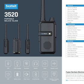 SenHaiX Two Way Communication Device UHF Radio Walkie Talkie 10km, Two ...