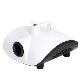 Cordless 1500W Car Fog Machine Blue Light Disinfection Nano Spray Gun ...