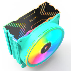 Four Heat Pipe OEM CPU Cooling Copper Heatsinks Compatible Inter and ...