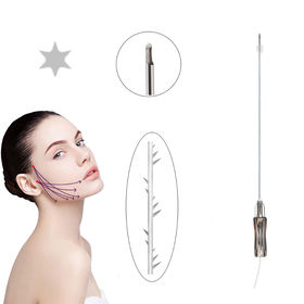 Korea Collagen Thread W Blunt Needle 18g 120mm Face Lift Use Pcl Cog 3 ...