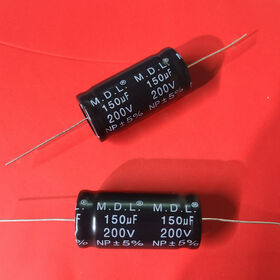 Taiwan M.D.L. 150uF 100V BP(NP)Axial Type Aluminum Electrolytic ...