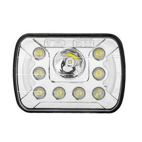 China Aluminum Square Led Motorcycle Projector Headlight For Jeep on ...