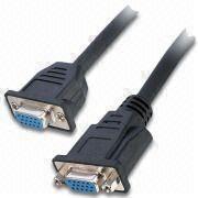 China Panel Mount Serial Cable, VGA Female, 200mm Length on Global Sources