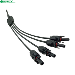 China TUV cable harness 1male to 6female connectors 2.5-16mmsq PV cable ...
