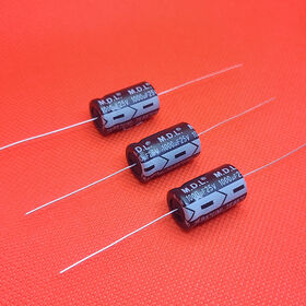 Taiwan M.D.L. 4uF 100V NP(BP) Axial Aluminum Electrolytic Capacitors on ...