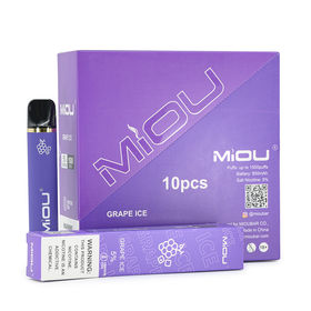 China 850mAh Battery 6ml Disposable Eliquid Vape Pen Miou Melo 1500Puff ...