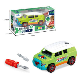 China HUADA Intelligent DIY Assembly Sports Car Toys Take-Apart Vehicle ...