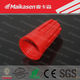 Red Screw Line Cap Wire Connector, SP, 22-8 AWG, Min 0.25*2, Max 6*2+4* ...